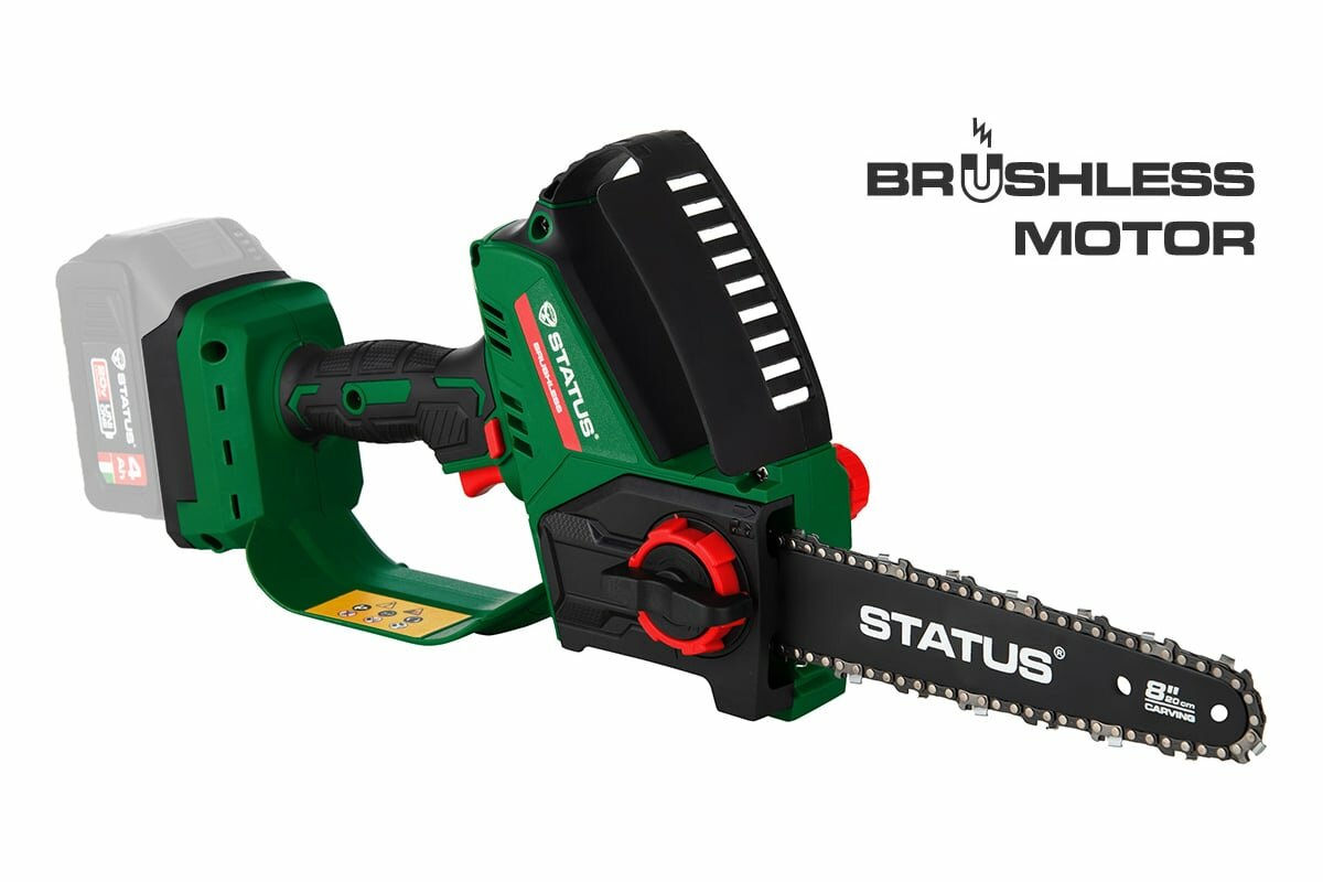 STATUS Бесщеточная аккумуляторная цепная пила UniOne SCB201-20 07411701