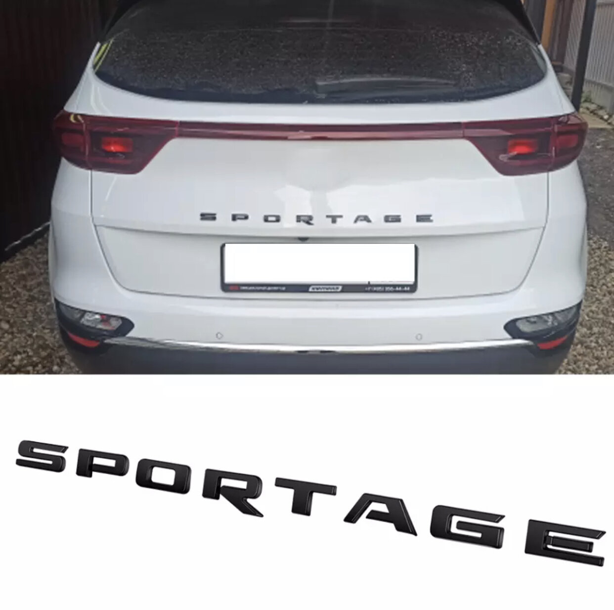Эмблема Kia Sportage / Киа Спортейдж 2021 -2022г. в black