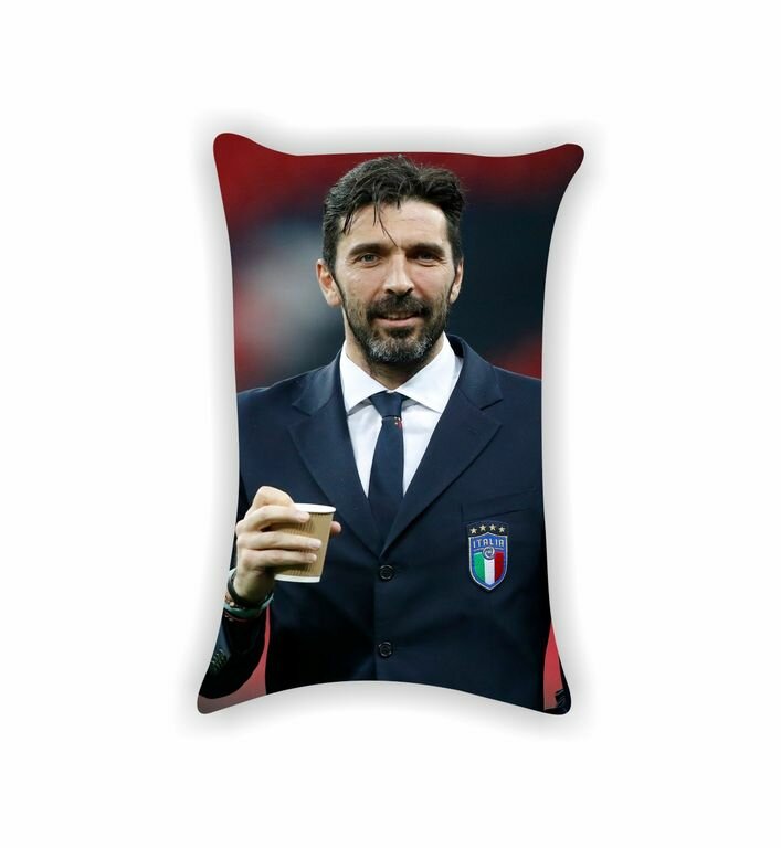 Подушка Джанлуиджи Буффон, Gianluigi Buffon №1, Картинка с двух сторон