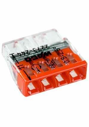 2273-244, электромонтажные экспресс-клеммы, 4х2.50 кв. мм, с пастой (3 шт.)