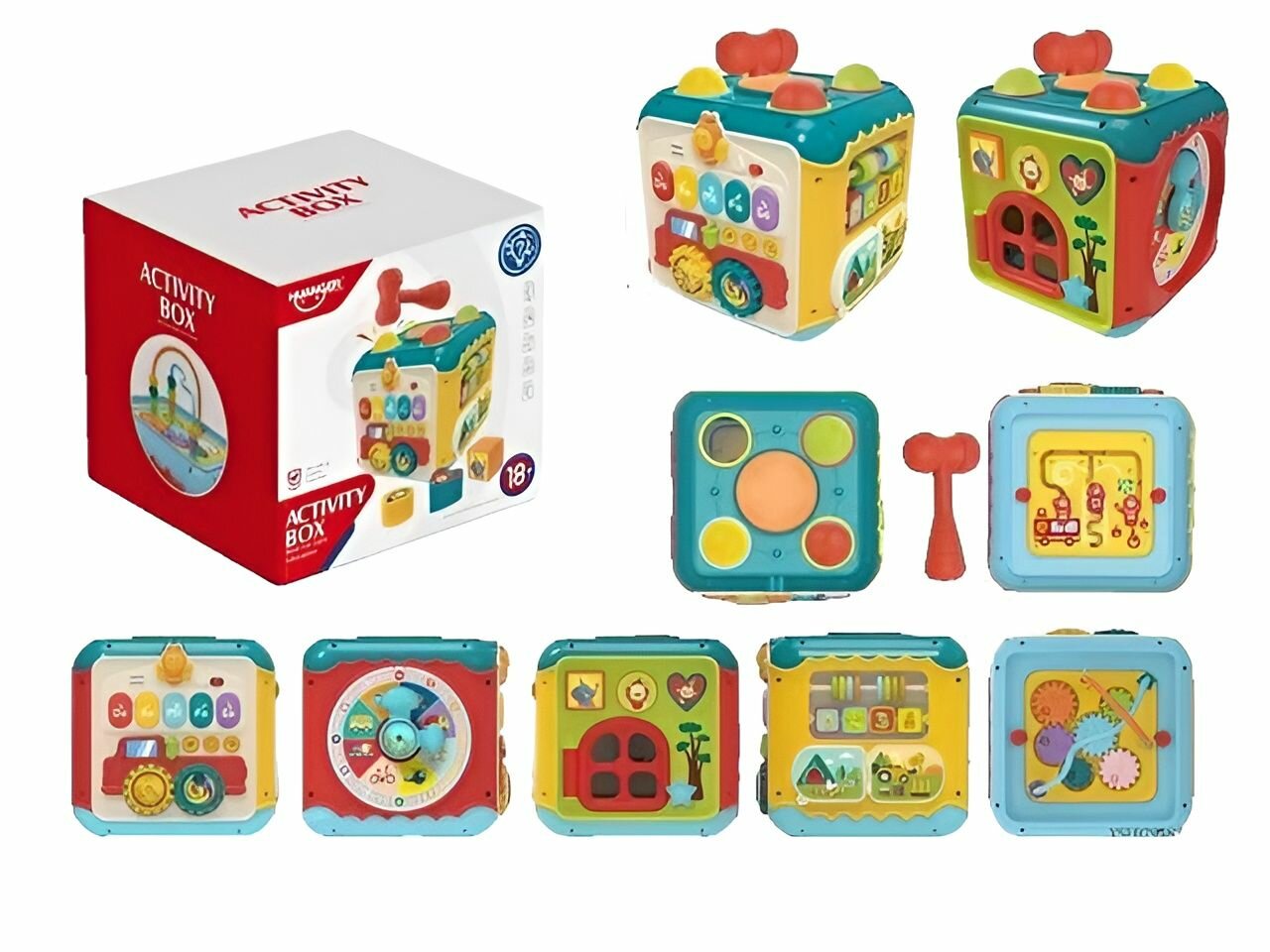 Набор развивающий "Кубик интерактивный для малышей" музыкальный