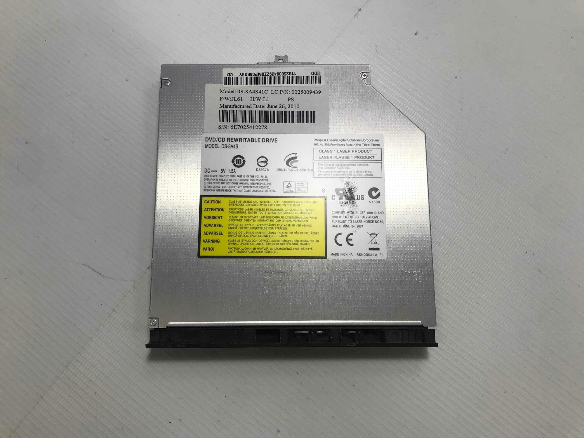 Привод DVD+RW для lenovo G565