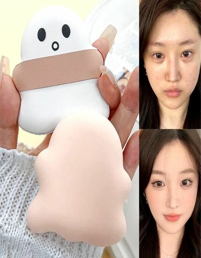 Спонж для макияжа с воздушной подушкой с милыми облаками