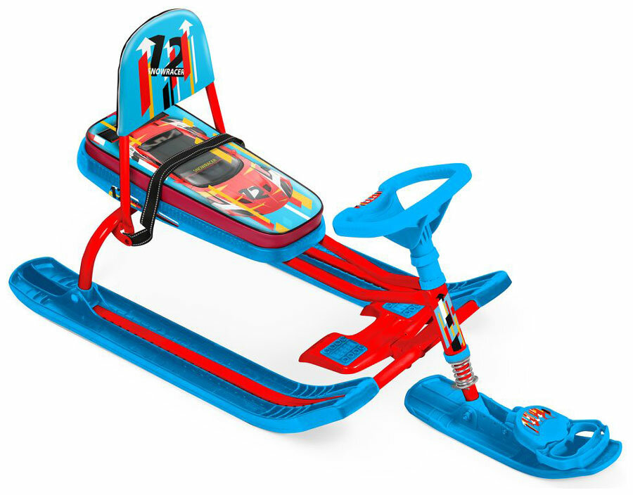 Снегокат Ника Тимка спорт (4-1 ТС4-1) Nika kids sportcar красный каркас