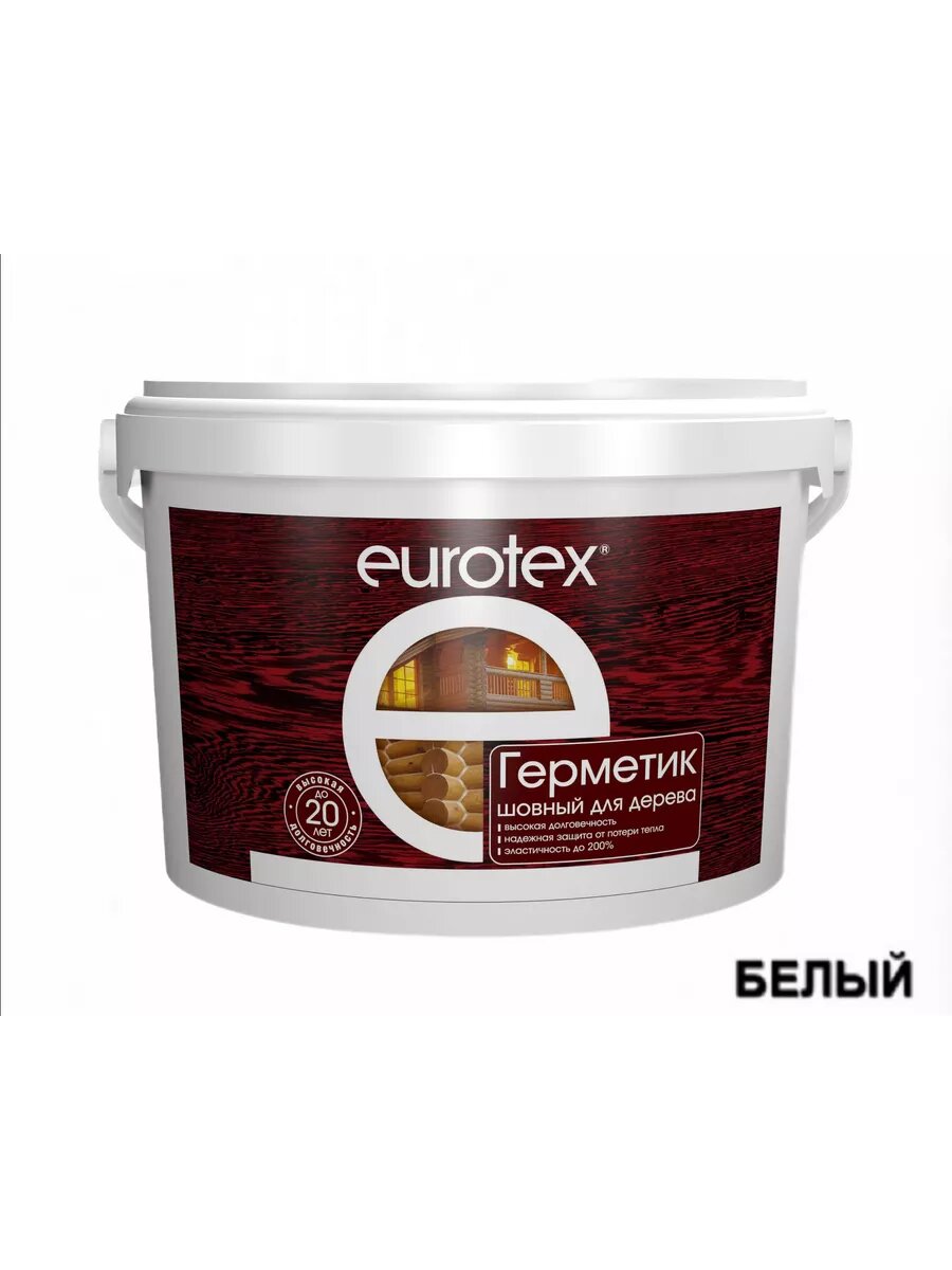 Герметик для дерева 3кг Белый