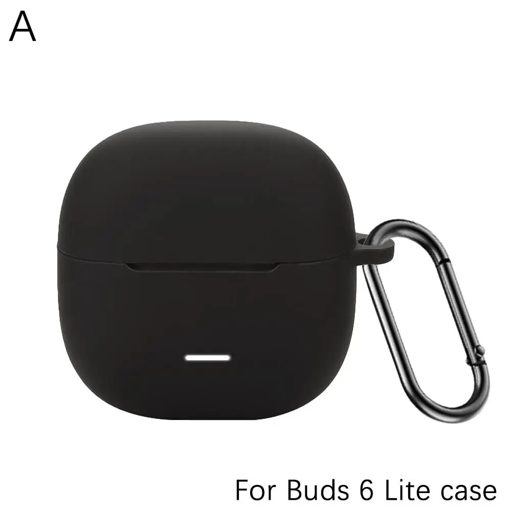 Силиконовый чехол для Xiaomi Redmi Buds 6 Lite Youth Edition black