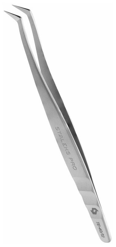 Пинцет профессиональный для ресниц EXPERT 40 TYPE 12 (башмачок, 65')