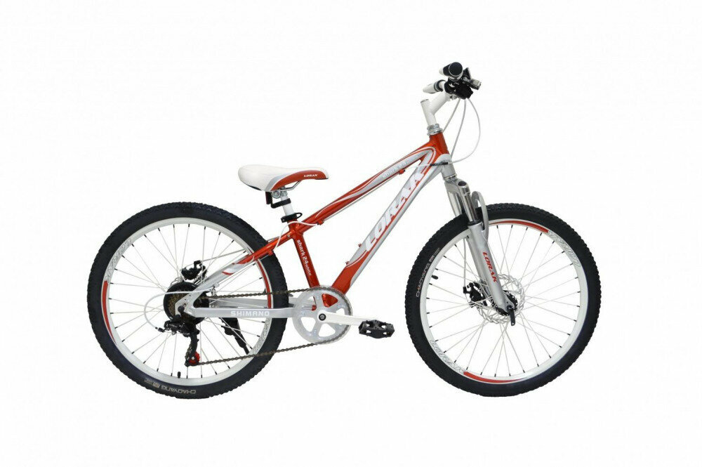 Велосипед Lorak Shark MTB 24" бело-красный под рост 127 - 142 см