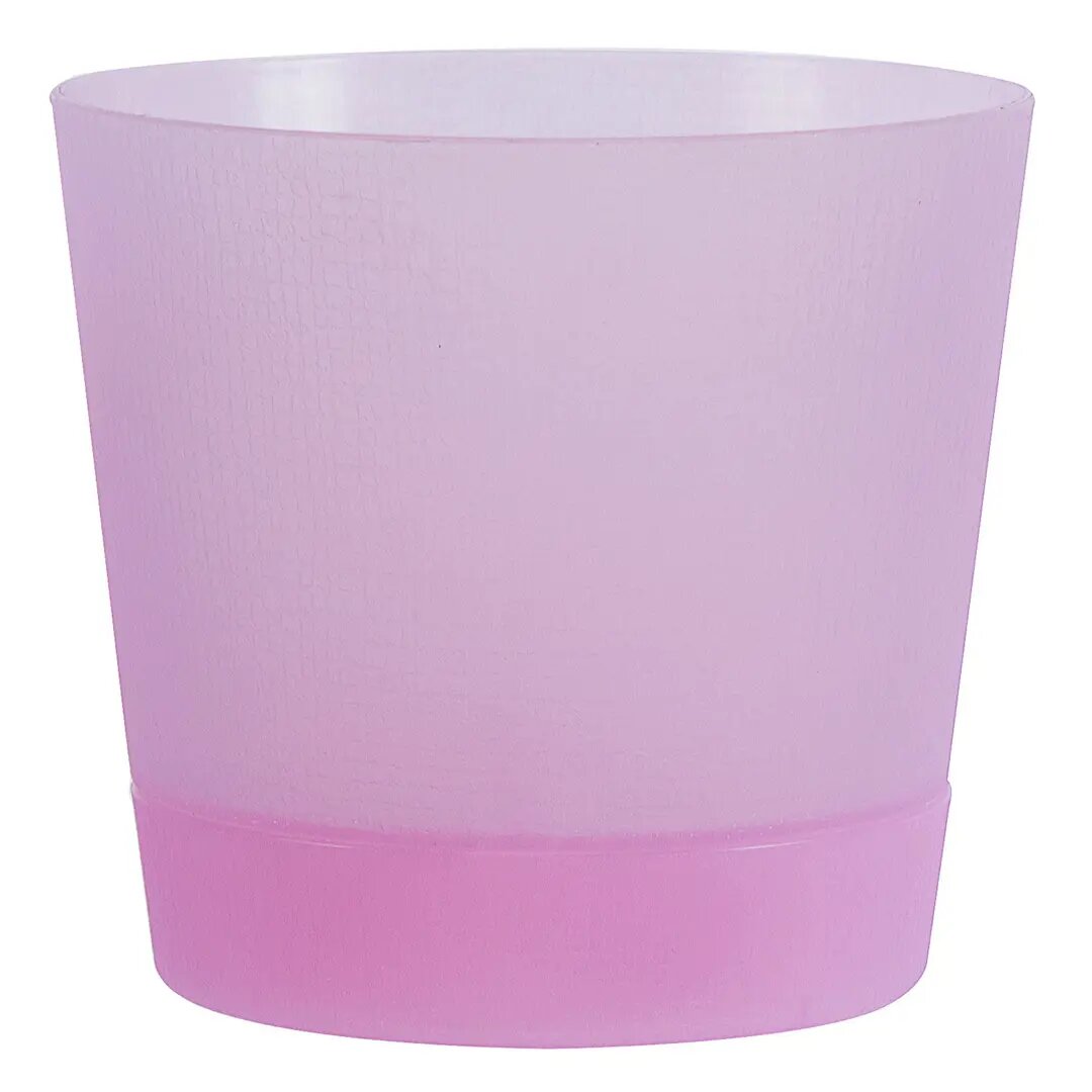 Горшок цветочный для орхидей d15 h13 см v1.4 л пластик розовый