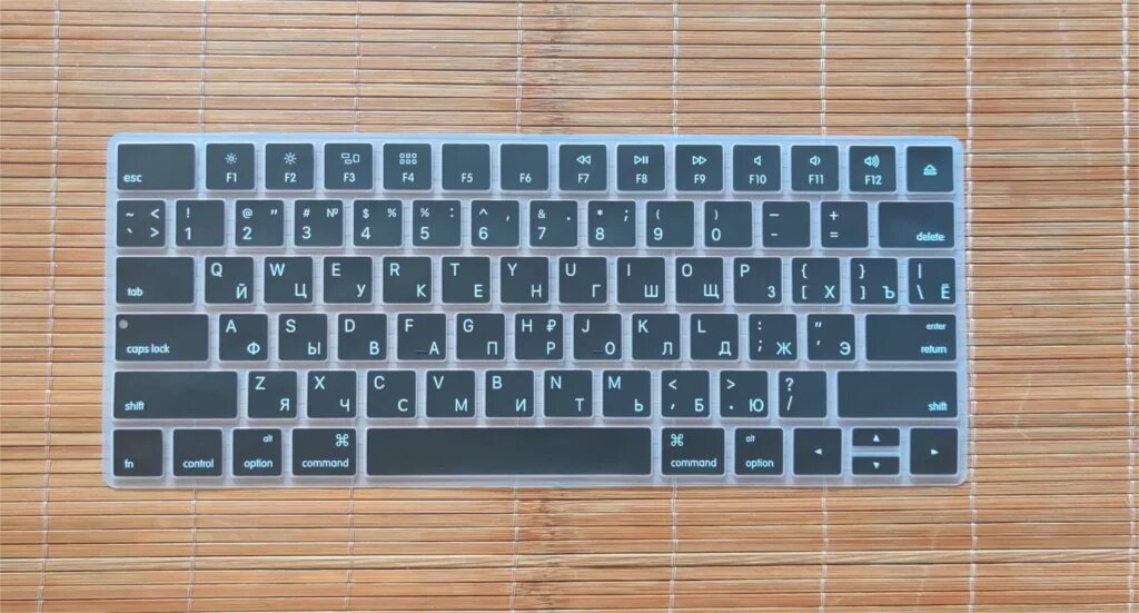 Силиконовый чехол для клавиатуры iMac Magic Keyboard SNSXYHM Transparent