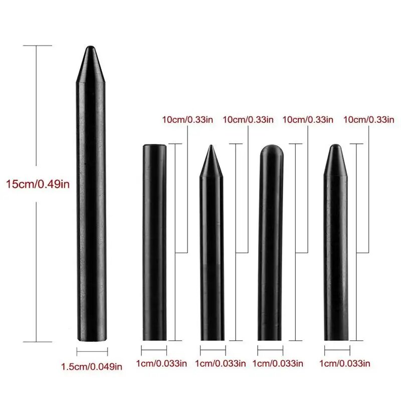 5 шт, нейлоновая ручка для удаления вмятин на кузове автомобиля Black