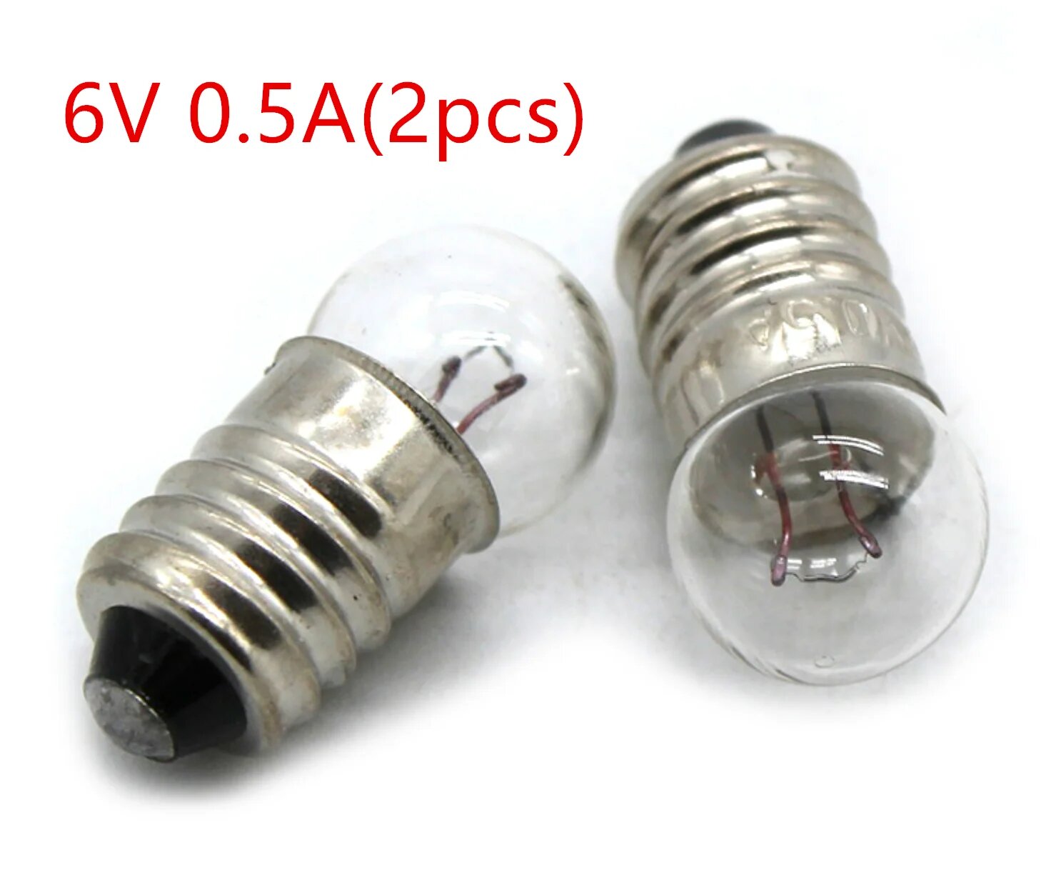 Электрические лампочки 2.5V 3V 3.8V 6V 2 шт 6V 0.5A(2pcs)