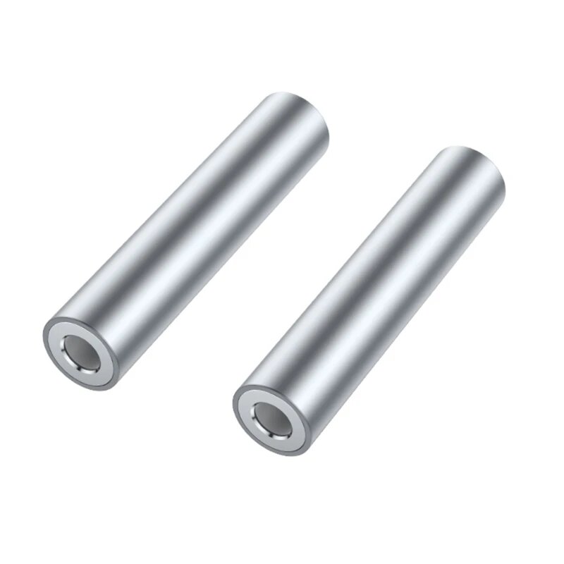 Портативный аудиоадаптер DNVYUAX 3,5 мм silver, mother to mother