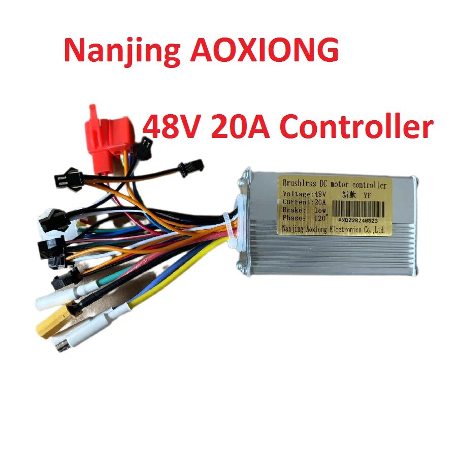 NJ-AOXIONG AX-HB02 Контроллер 48В 20А с дисплеем для электроскутера 48V Controller