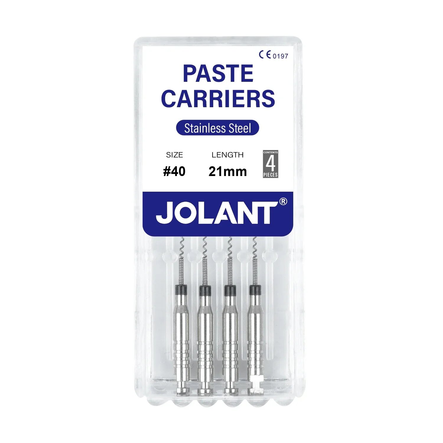 Держатели зубной пасты JOLANT #40, 21mm, 4шт