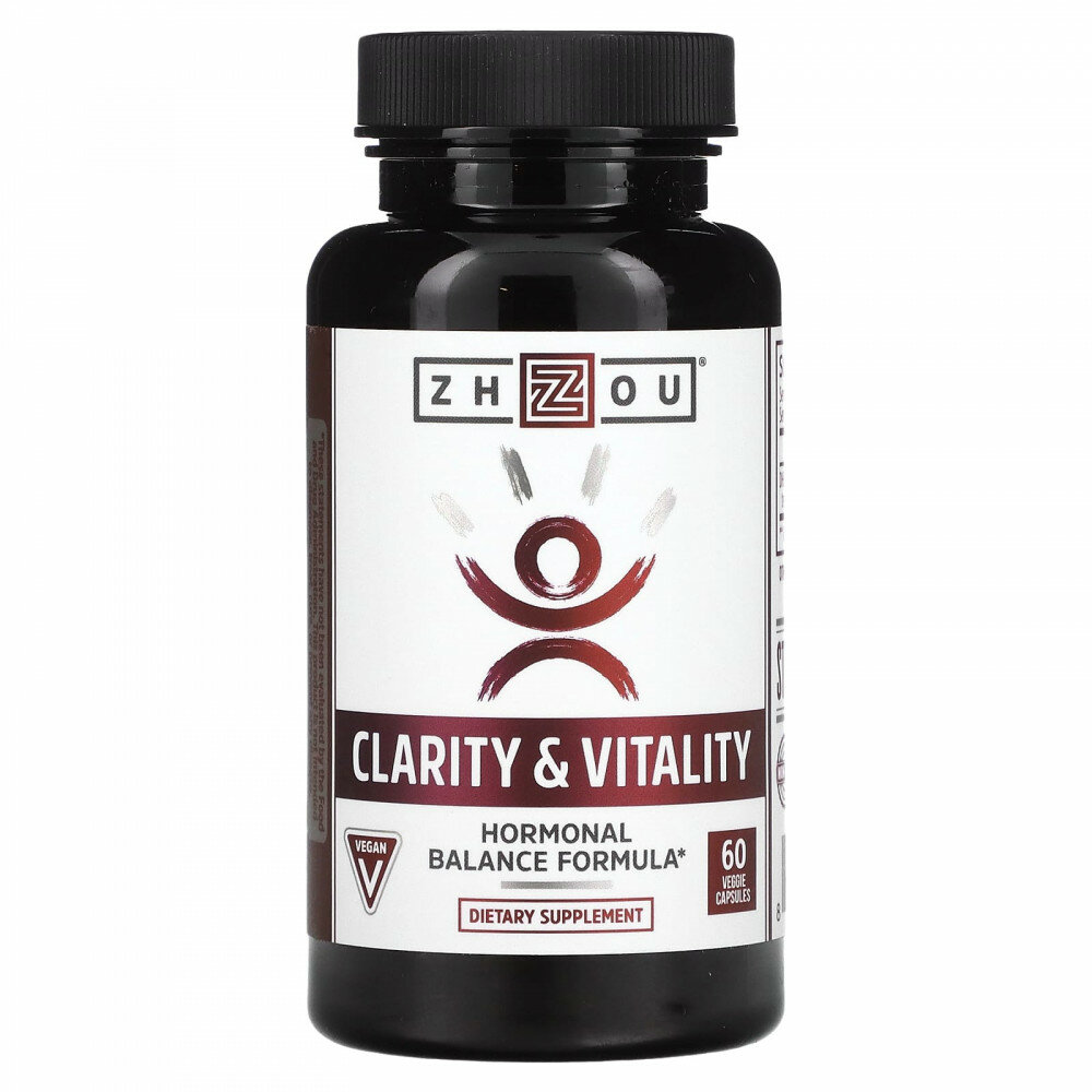 Zhou Nutrition, Clarity & Vitality, 50 мг, 60 растительных капсул