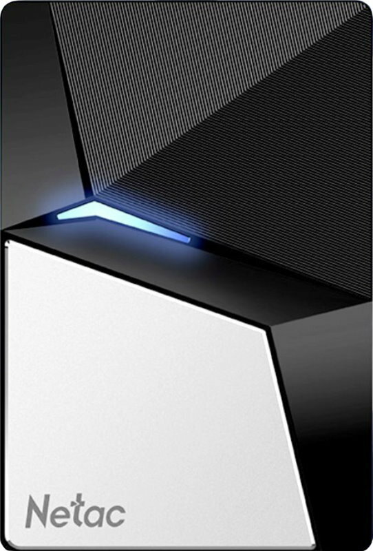 Внешний диск SSD External Netac 120Gb Z7S (USB3.2, up to 550/480MBs, 89х60х11.5mm, Aluminium+Steel+Plastic)