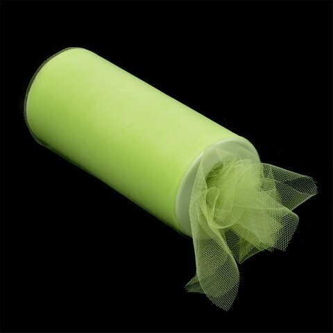 Фатин IDEAL средней жесткости в шпульке, ширина 150 мм, цвет 34 фисташковый, 22,86 м