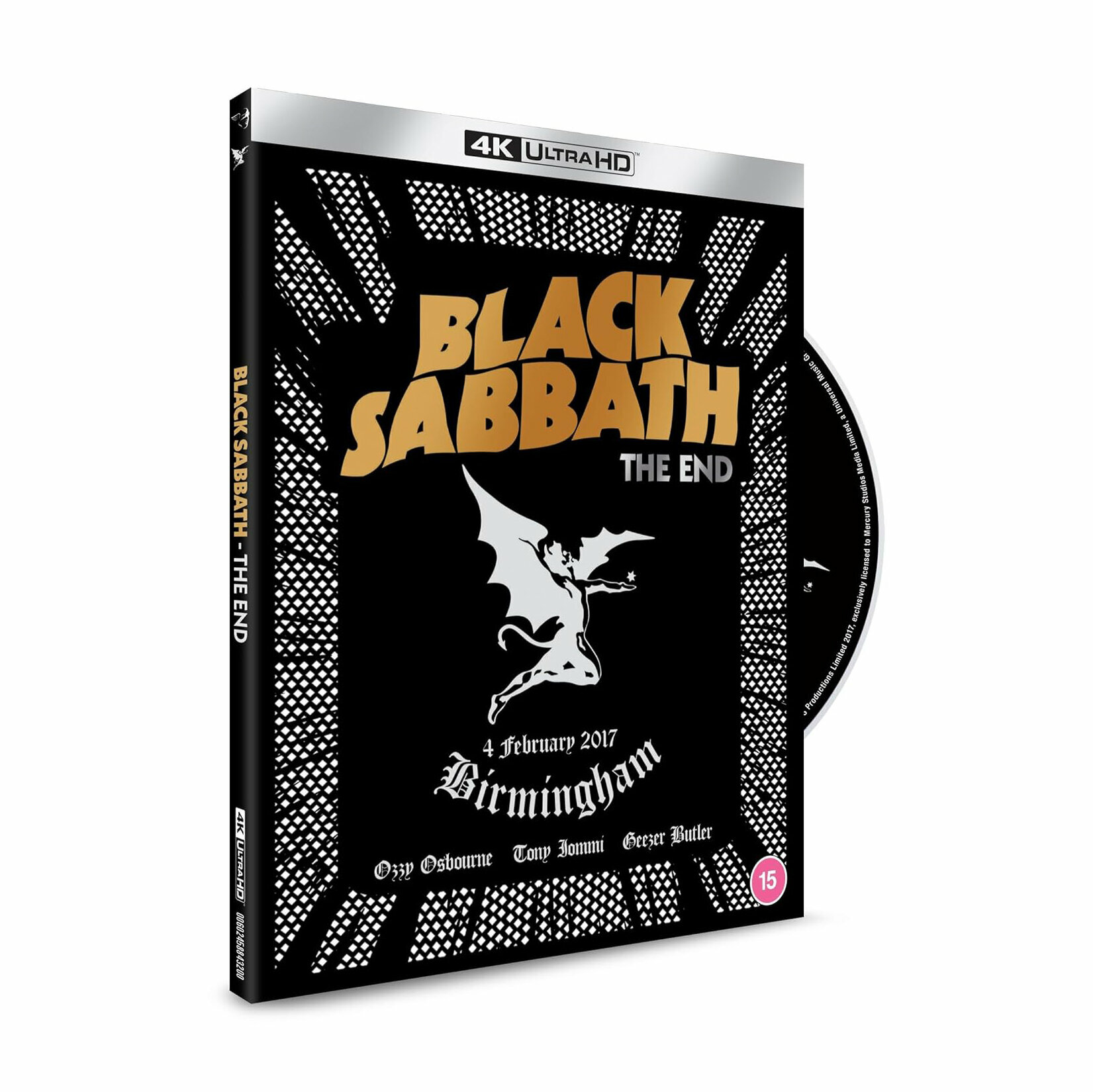 Фирменный аудио диск Black Sabbath - The End (4K UHD) (BR) 2024, Eagle, Digisleeve, 4K UHD