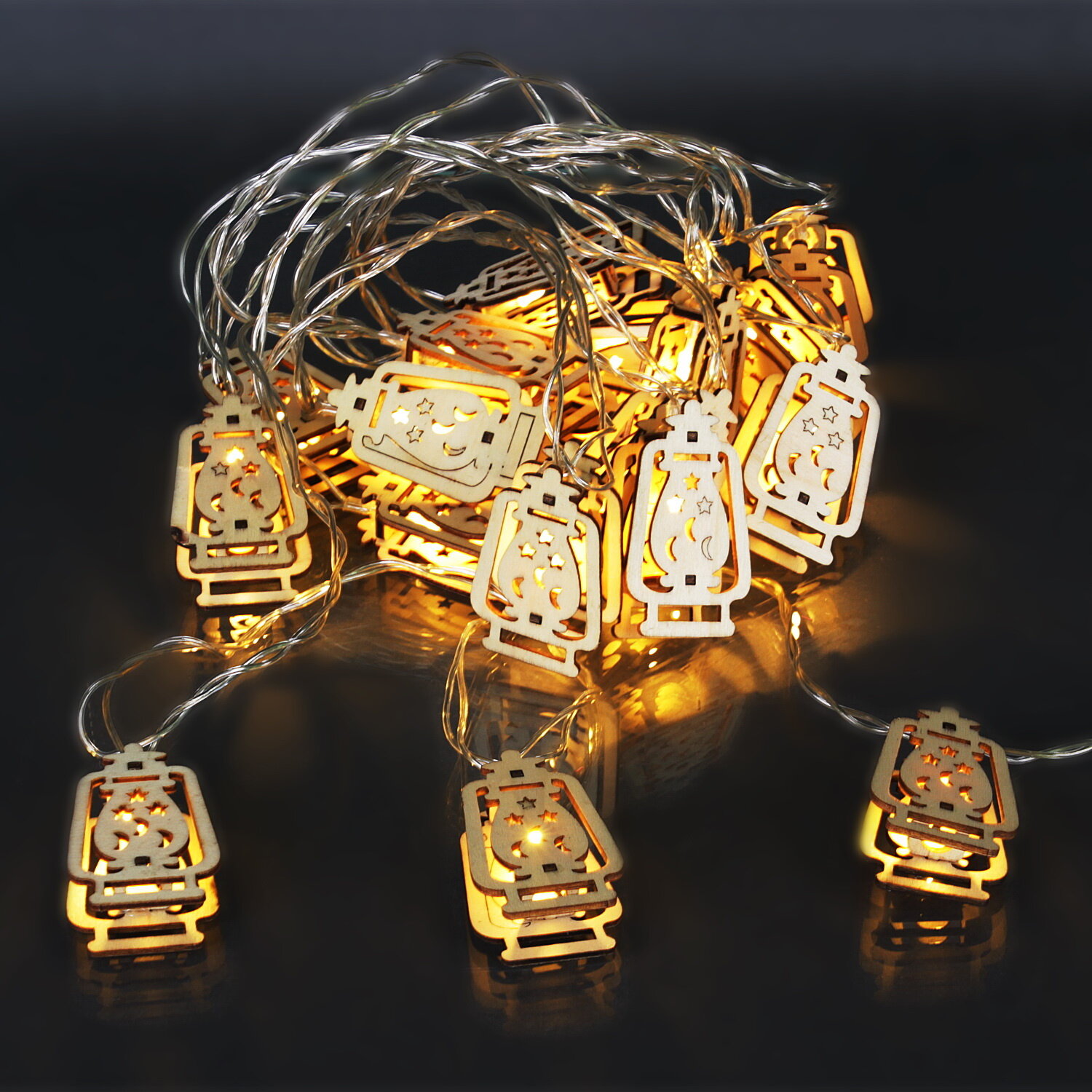 Световая гирлянда Sneha LED L5xH0.06 м свет белый теплый, арт. A-411
