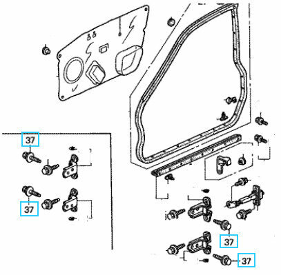 Болт с фланцем 8х22 (8.5 мм) Артикул Honda/Acura: 90101SZ3000 (Оригинал)