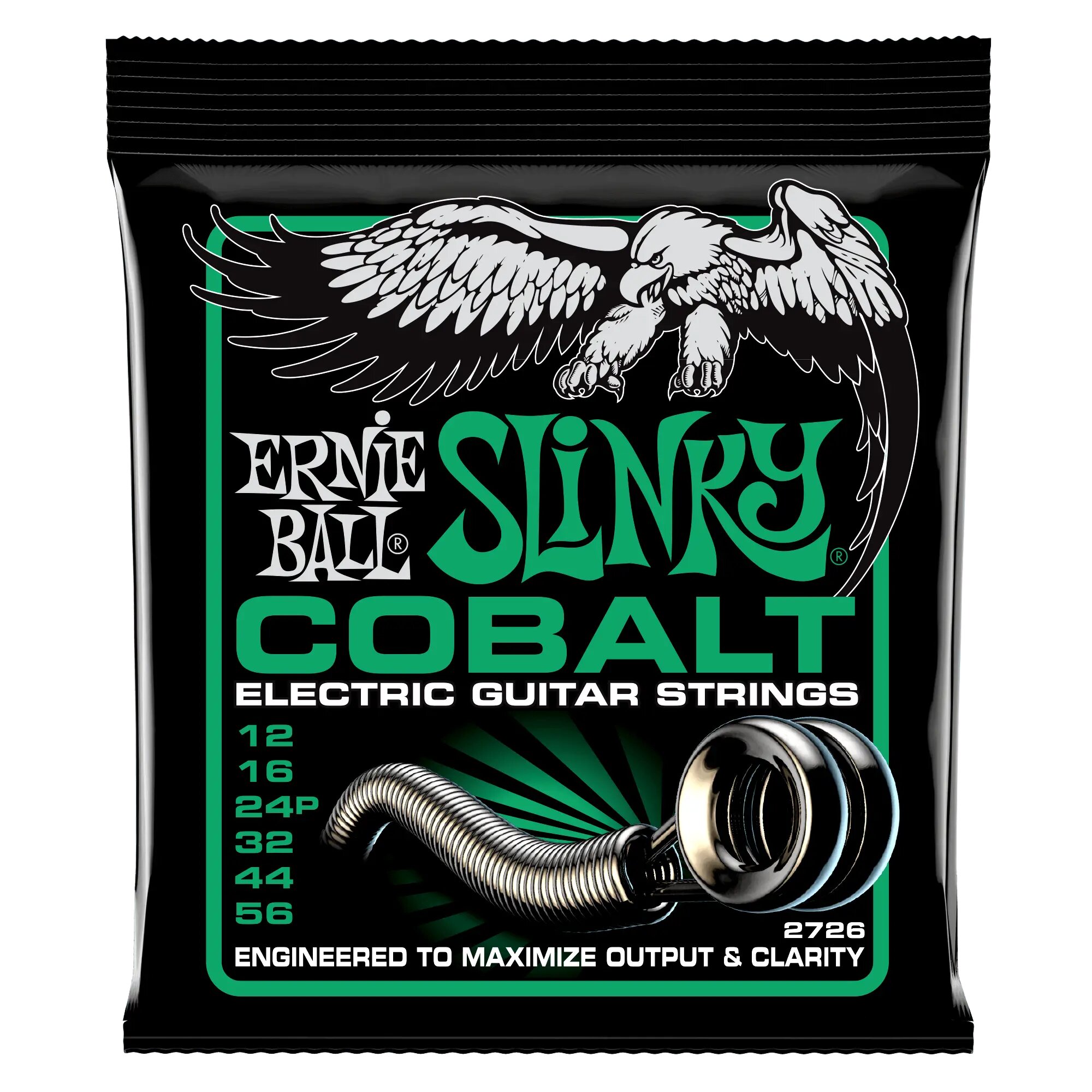 Струны для электрогитары Ernie Ball 2726 Not Even Slinky Cobalt 12-56