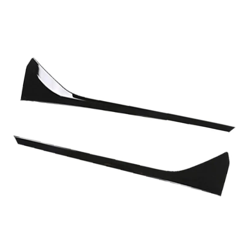 Автомобильные противотуманные фары 2 шт, полоски, отделка крышки, наклейки для BMW X1 F48 2020 2021, стильный стиль из углеродного волокна, передние Автомобильные аксессуары Black