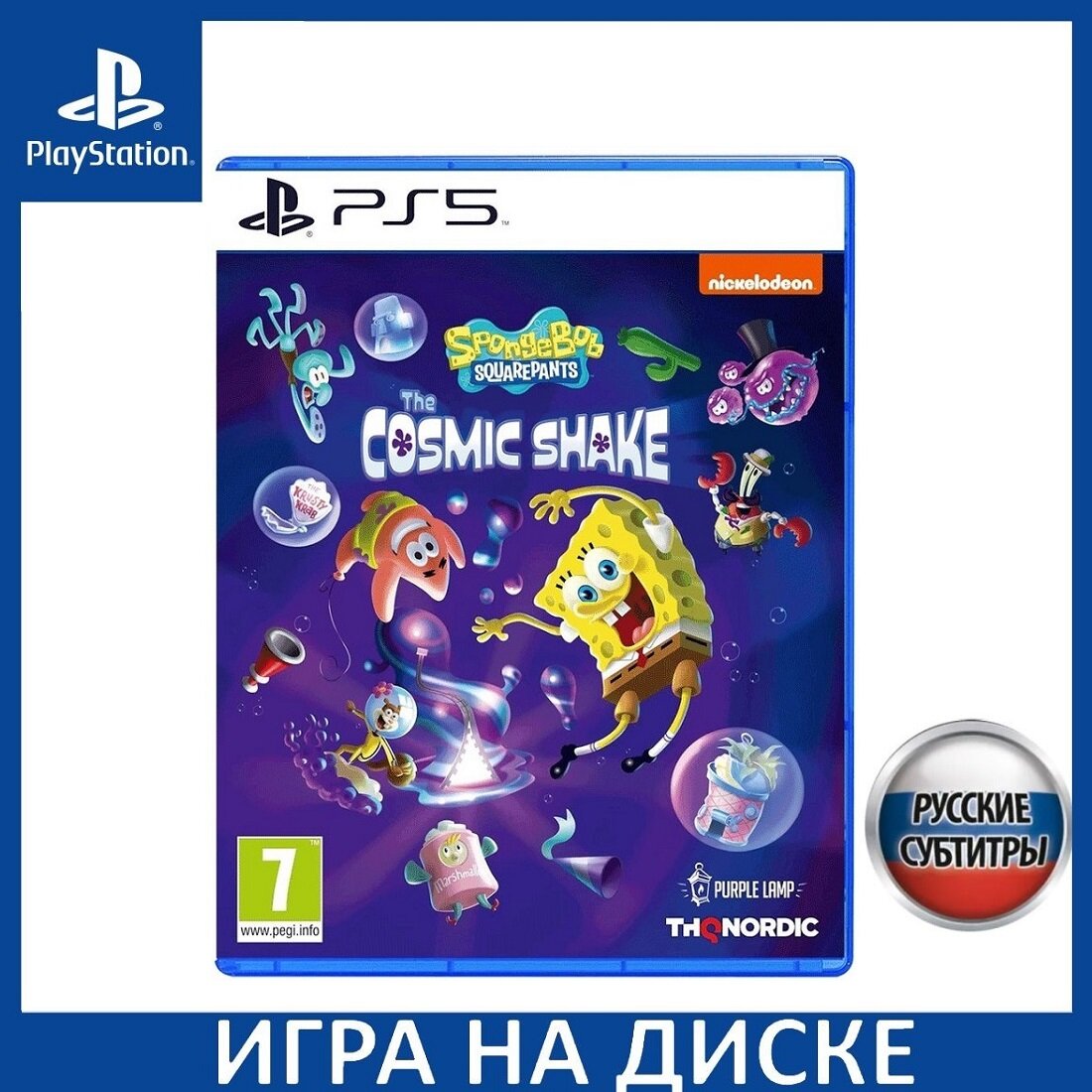 Игра SpongeBob SquarePants: The Cosmic Shake (PS5) Русские субтитры