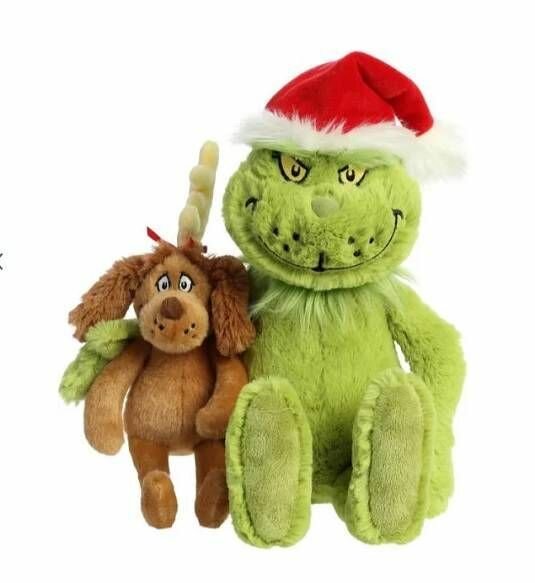 Мягкая игрушка Гринч и Макс The Grinc