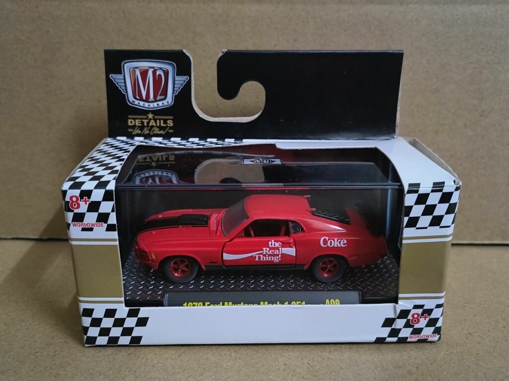 Машинка M2 1/64 Volkswagen VW Mooneye Ford Mustang Dodge Chevrolet Pickup Van Truck Coke Die-cast Alloy Model Collection Toy Gift