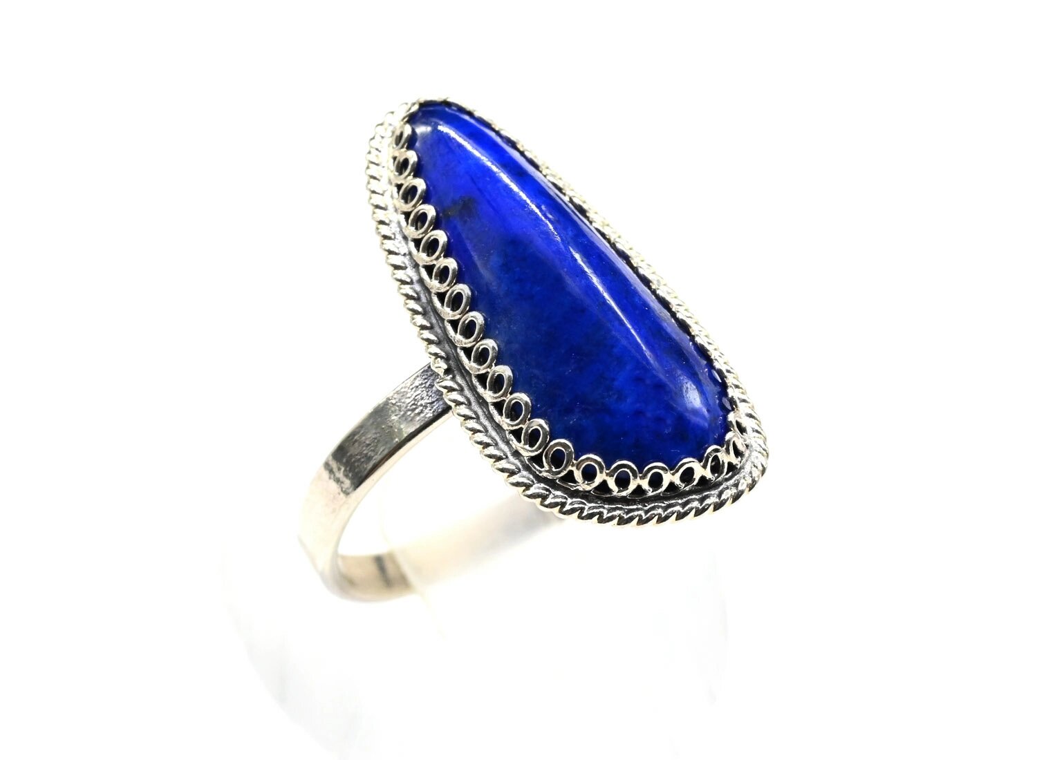 Кольцо, лазурит
