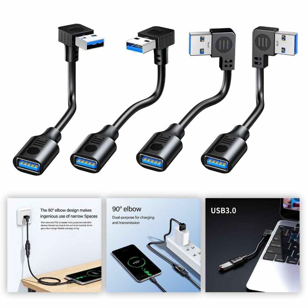USB 3.0 Угловой адаптер — фото 1