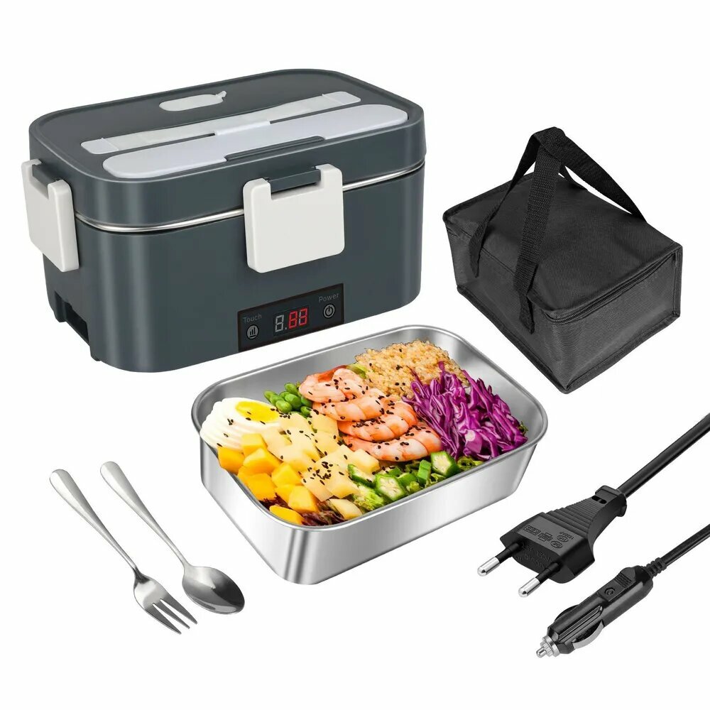 Микроволновая печь переносная духовка подогреваемый ланч-бокс подходит для автомобилей и семей