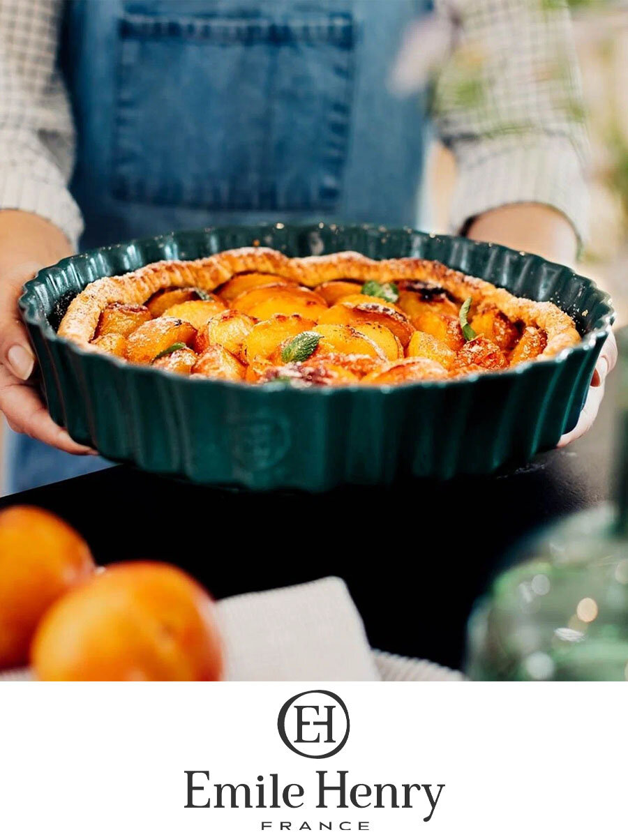 Форма для выпечки Киш II Emile Henry 28 см, цвет кедр, керамика
