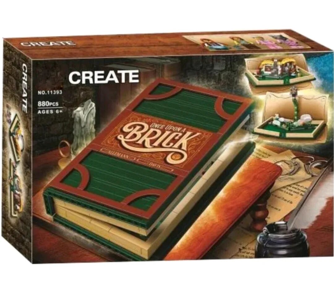 Конструктор Креатор Раскрывающаяся книга 880 деталей 11393