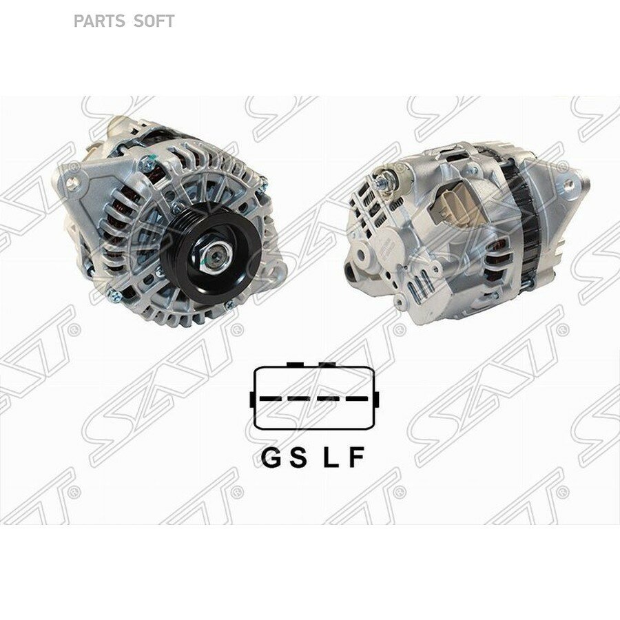 Генератор MMC ASX/COLT 1.1-1.5 04-12/LANCER X 1.5 08-3A91/4A90/ 4A91 12V 85A от официального дистрибьютора, SAT, артикул ST1800A123