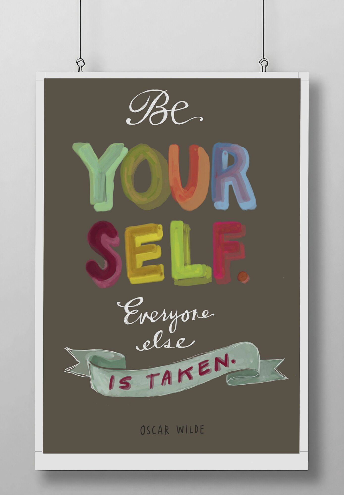 Постер / Плакат Аффирмация (Affirmation)