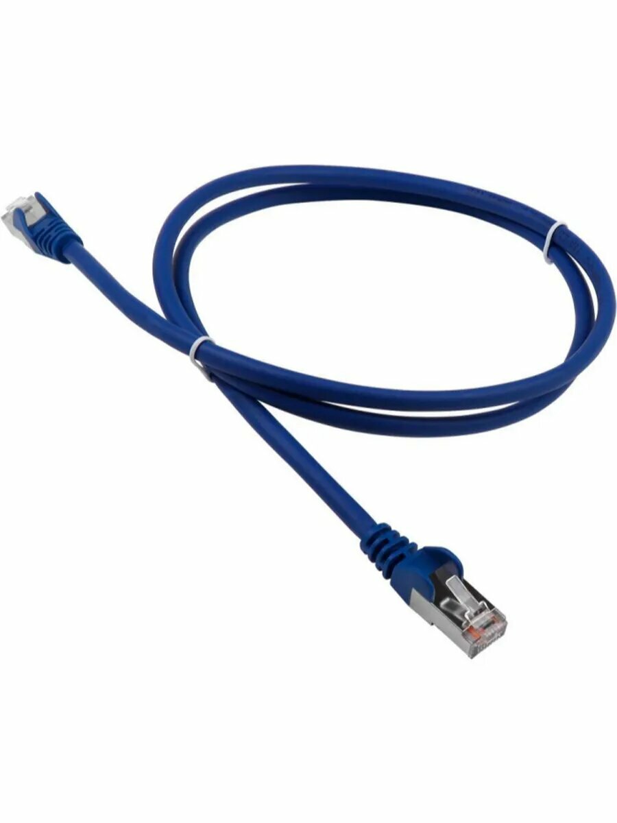 Патч-корд Lanmaster LAN-PC45/S5E-15-BL FTP RJ-45 вил.-вилка RJ-45 кат.5E 15м синий LSZH (уп:1шт)