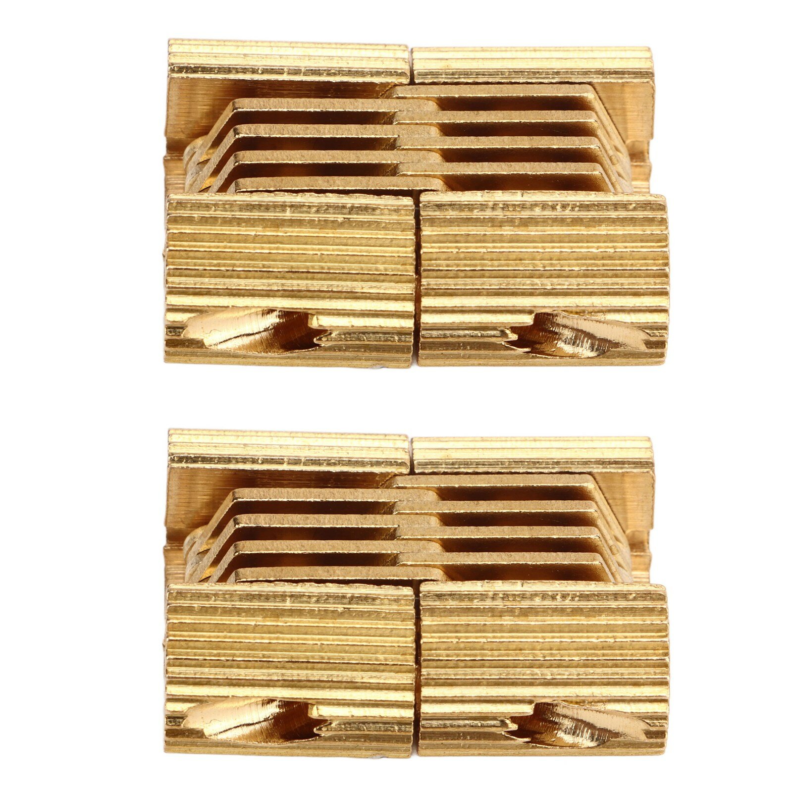 2pcs Скрытые петли 180 градусов открывают медные шарниры для подарочной коробки для дверей шкафа