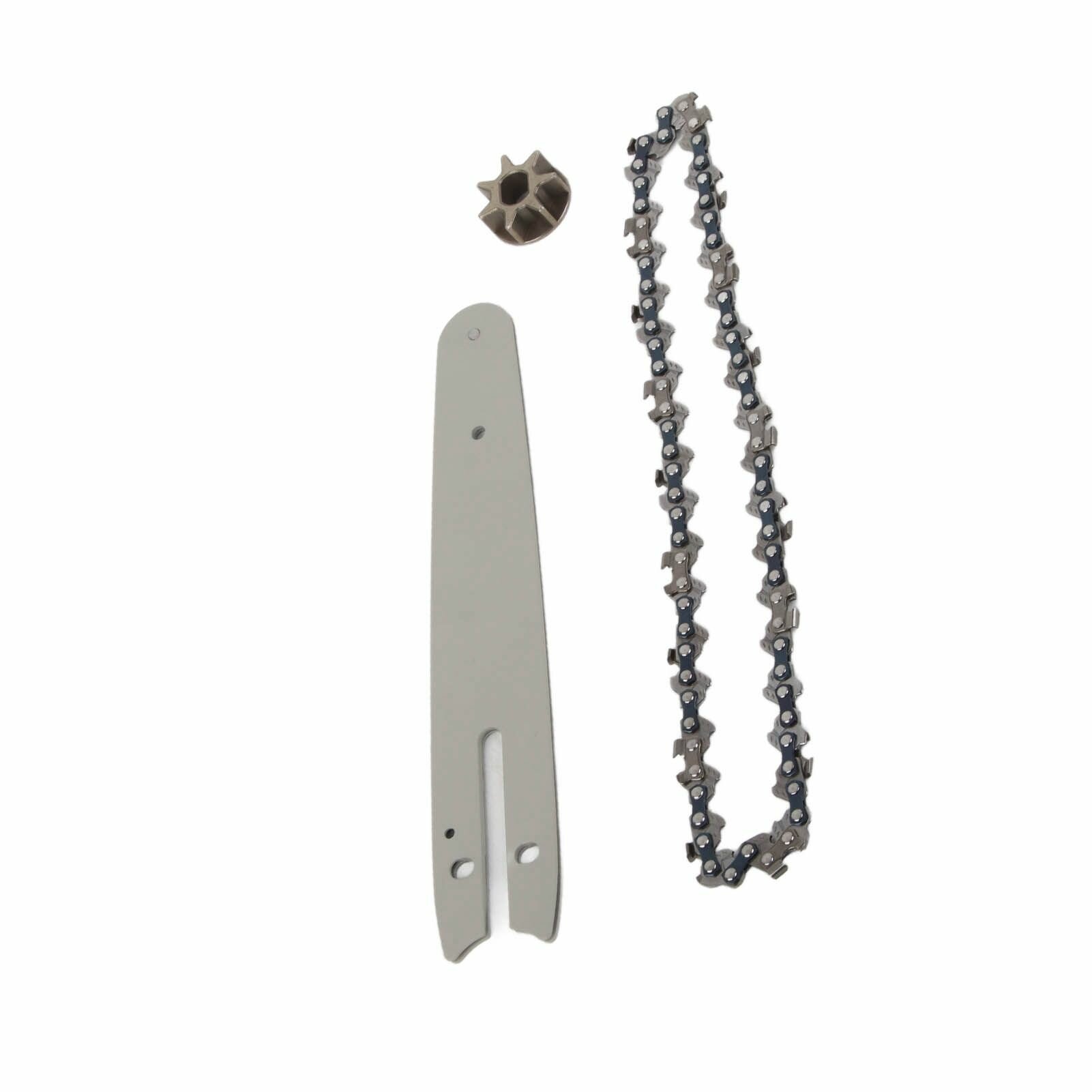 Набор цепей для бензопилы, стальная звездочка, 186 мм, направляющая пластина, 230 мм, цепь, 6 дюймов, сменные аксессуары для мини-электрической бензопилы