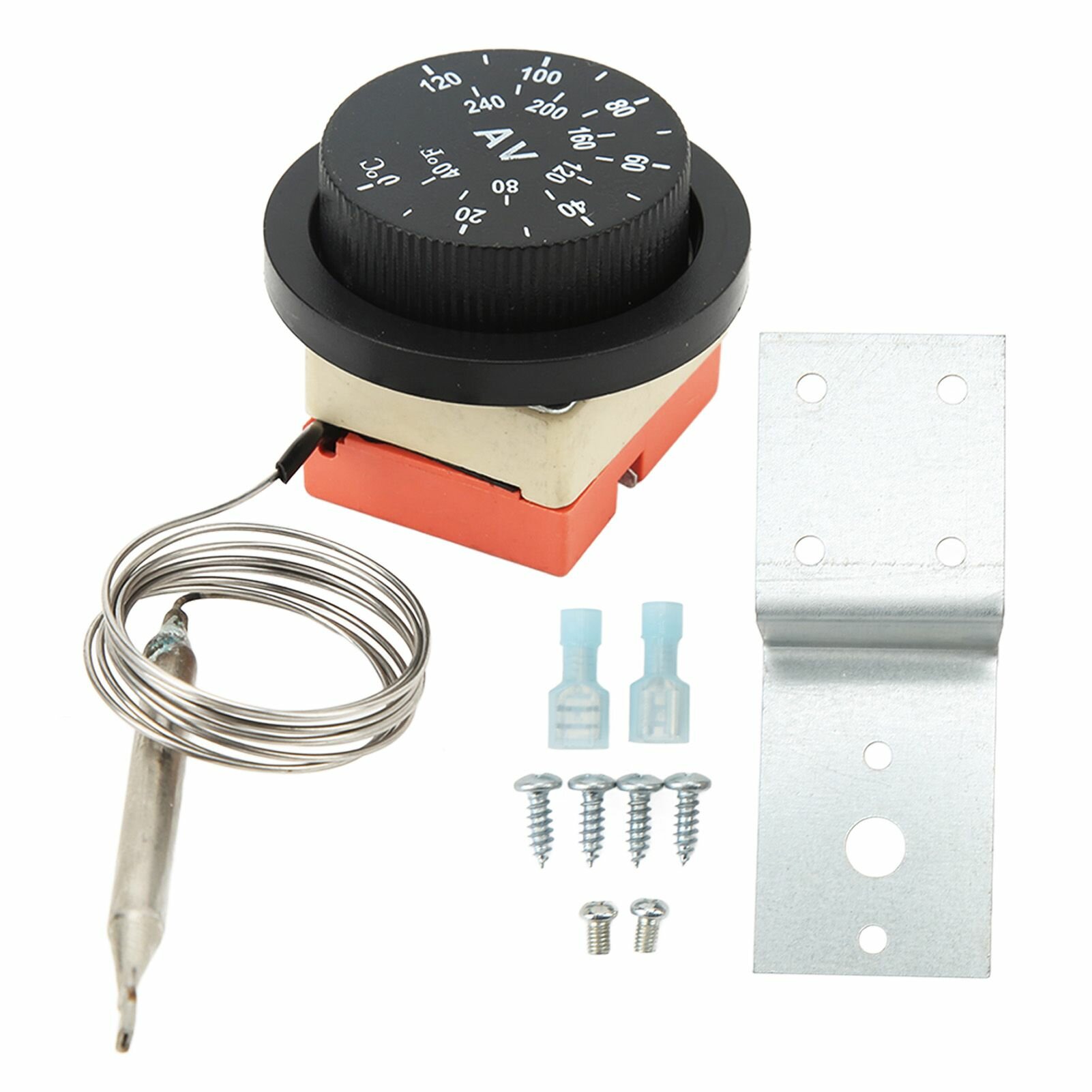 Регулируемый термостат-переключатель для электрического вентилятора 0-120 C 250 В, регулятор температуры для легковых и грузовых автомобилей, 10 шт, универсальная замена