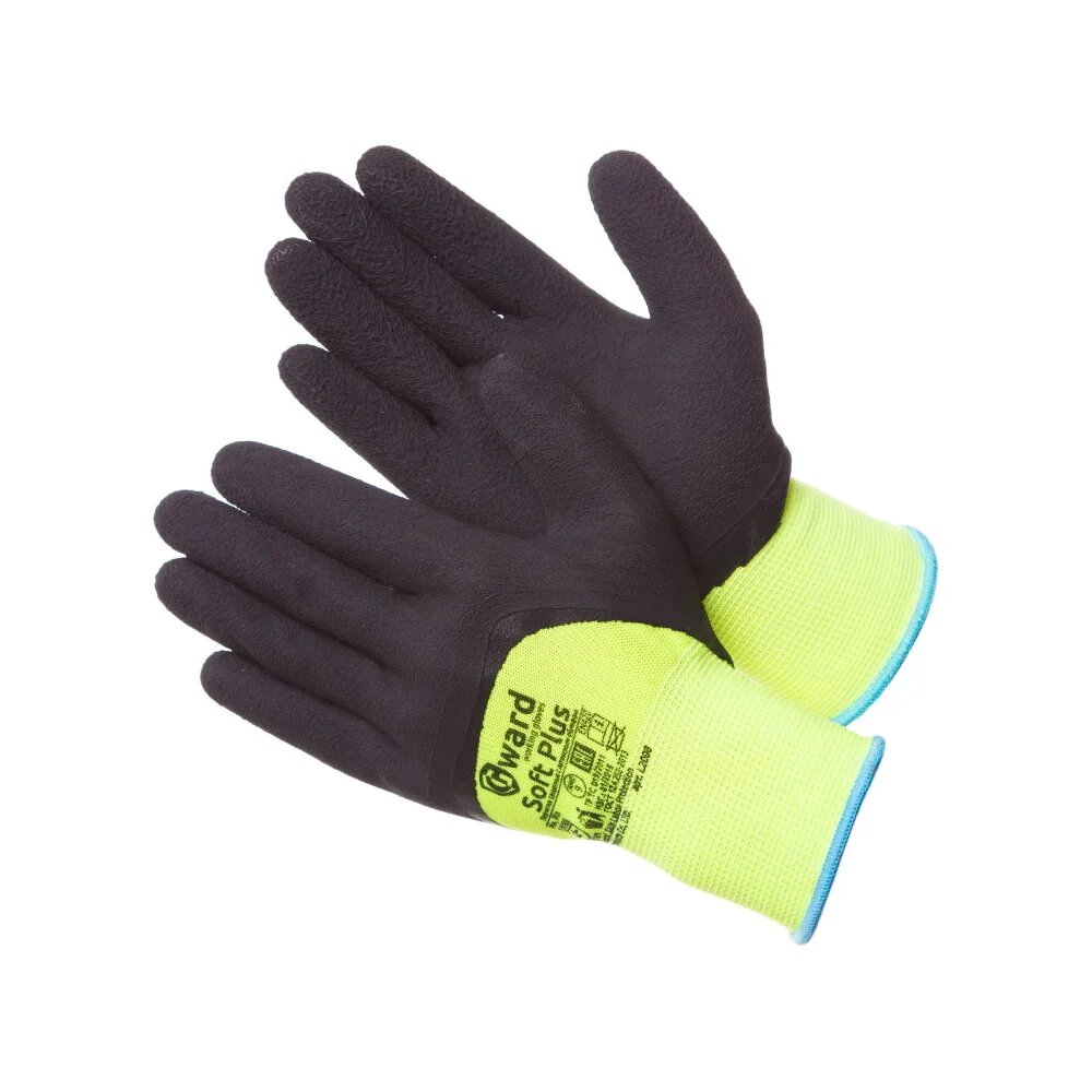 Gward Soft Plus Перчатки нейлоновые со вспененным латексным покрытием, 3/4 облив Р. XL 12 пар арт. L2008/XL