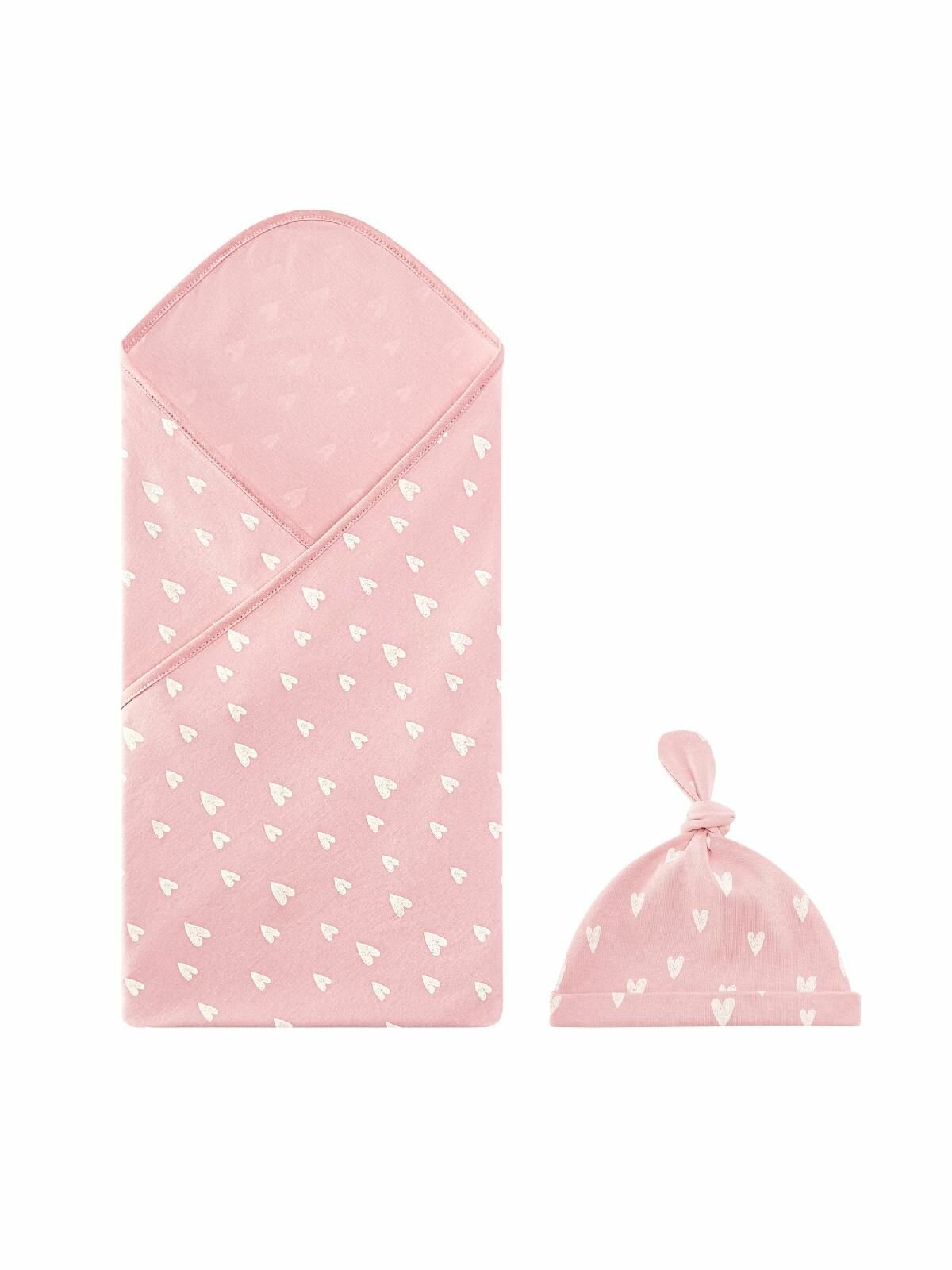 Детское одеяло с шапочкой для новорожденных 0-3 месяцев