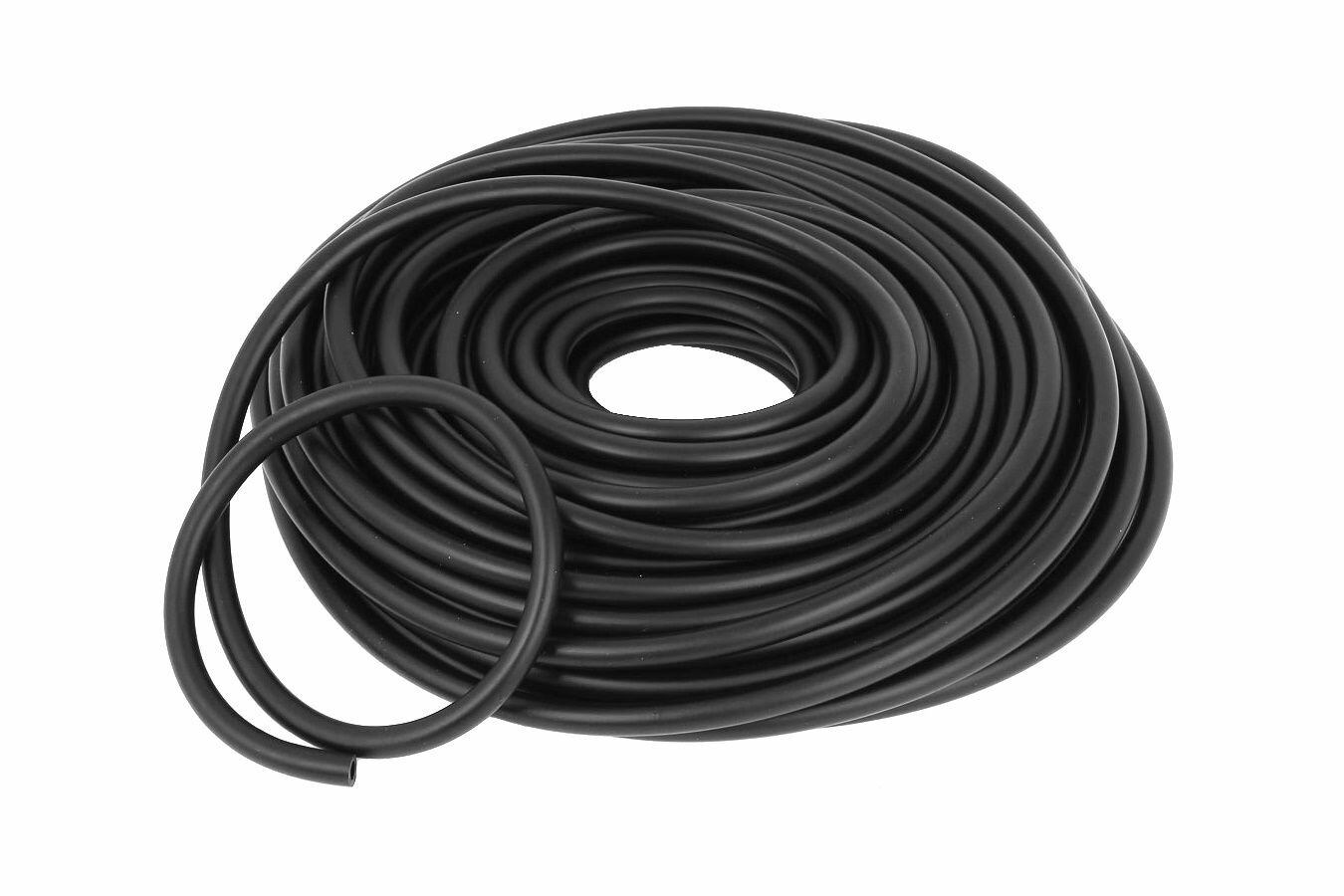 Бензошланг скутер, мопед резиновый черный d 9(5) mm (1м) "ММ"