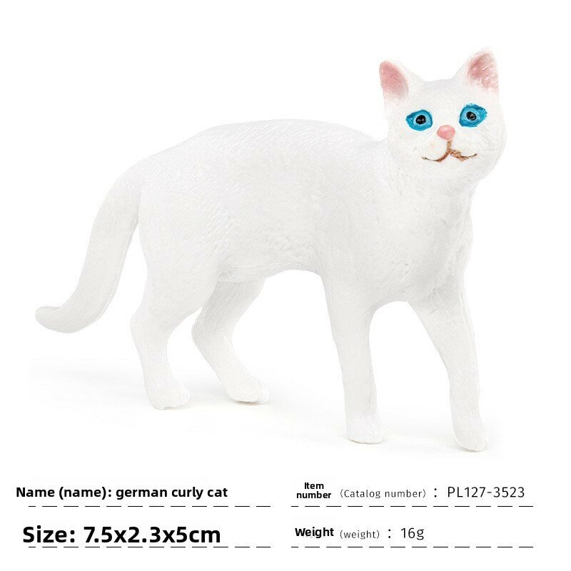 Pvc игрушка кот модель для детей образовательный подарок и домашнее украшение персидский кот