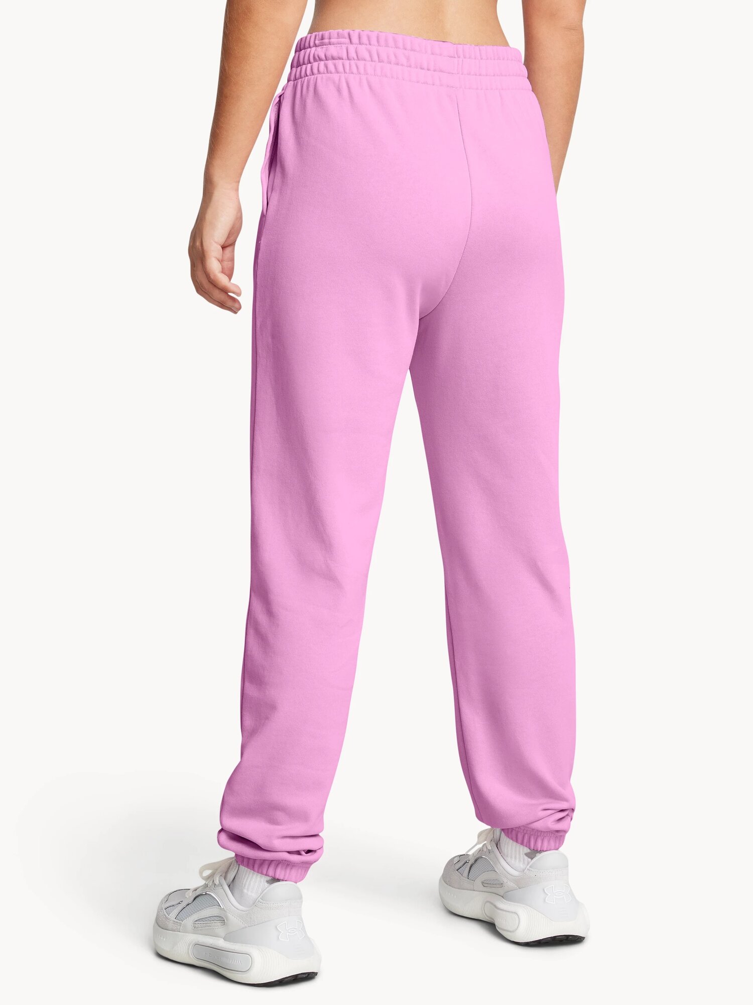 Брюки спортивные Under Armour Rival, размер 2XL, розовый — фото 1