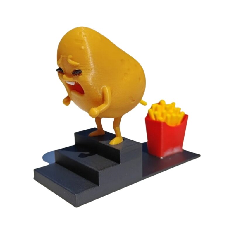 Картофель становится украшением для картофеля фри с 3D-печатью