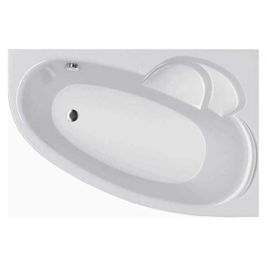 Акриловая ванна Alba Spa Katrina 1500x1000 белый левый ВАС027030Л100