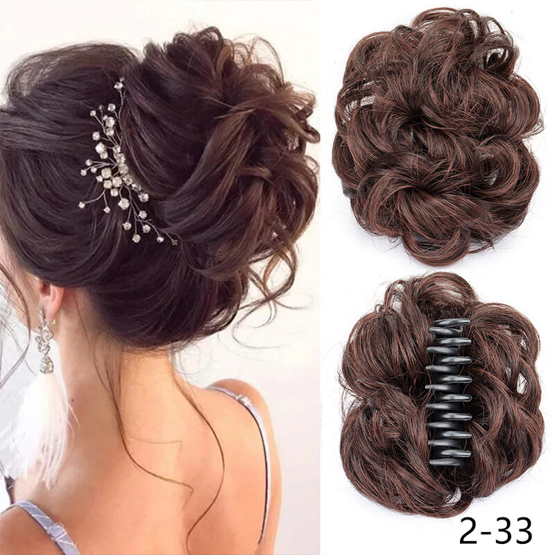 Заколка для волос для женщин, кольцо для волос, пучок, заколка для пучка, короткие кудрявые волосы, заколка-пучок, пушистое кольцо для волос