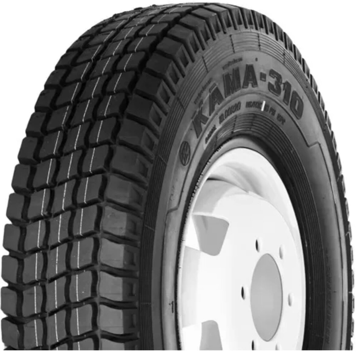 Грузовая шина 11.00 R20 Кама-310 16 слойная 150/146K Нижнекамский ШЗ камерная